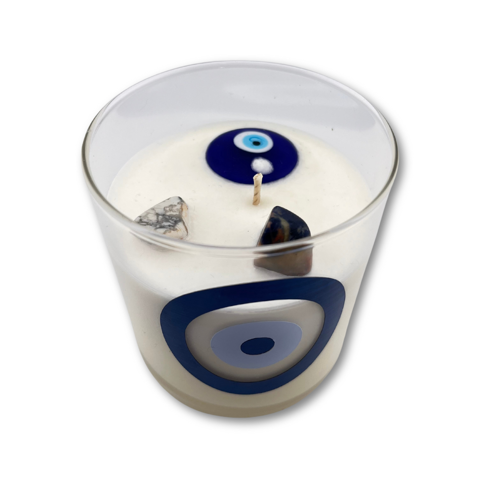 Evil Eye Candle - Soy Wax Candle – Simple Earth